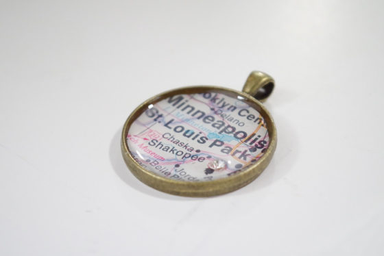 Resin Map Pendant using EasyCast - Resin Crafts Blog