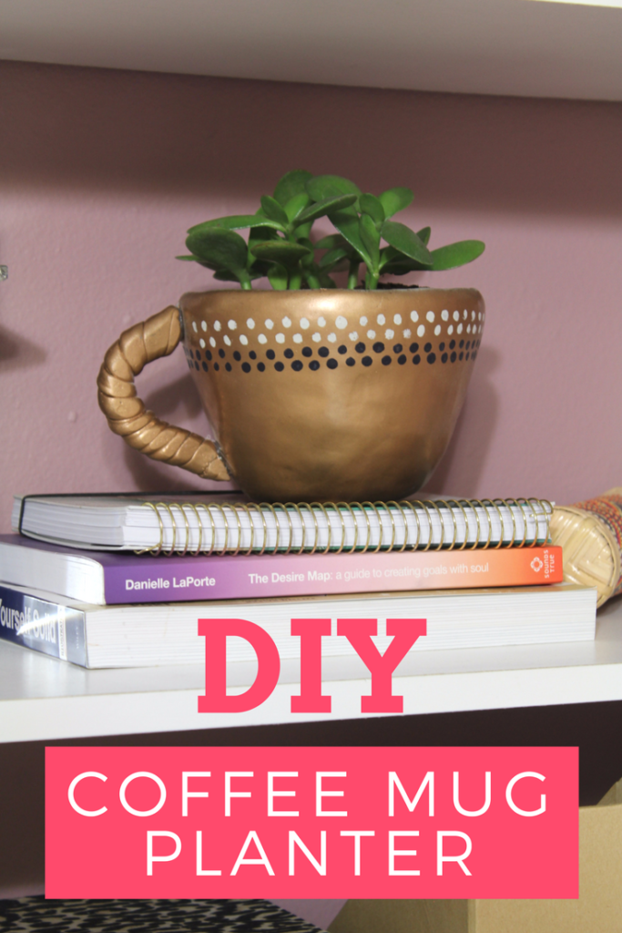 diy coffee mug planter | diy planter | easy sculpt planter | easysculpt ...