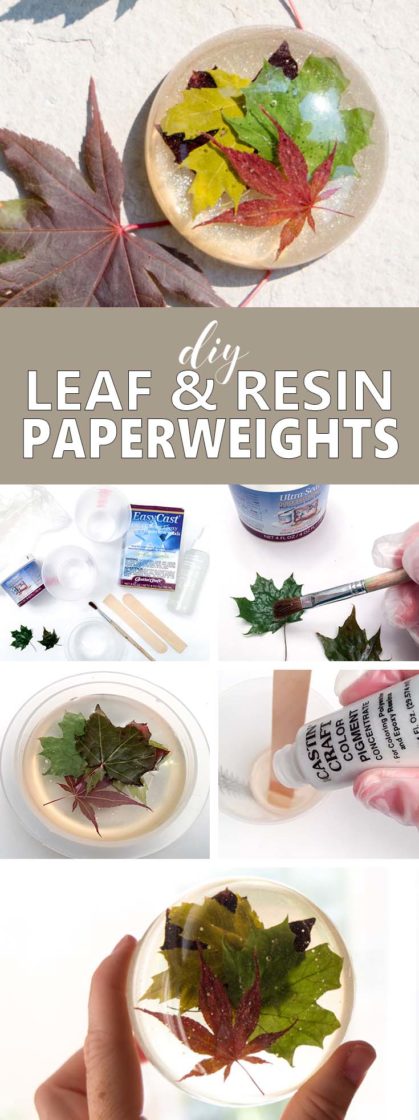 DIY Late-Summer Maple Leaf Resin Paperweight - Resin Crafts Blog