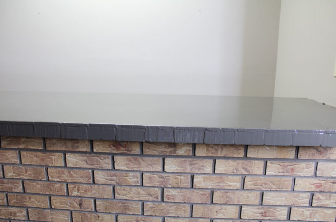 high gloss bar top makeover | whitney j decor | interior design ...