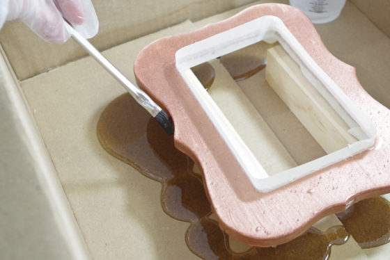 DIY Resin Coated Picture Frame - Resin Crafts Blog