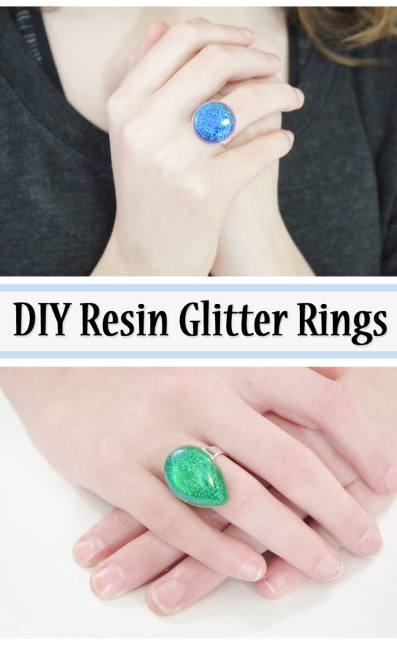 Resin Glitter Rings - Resin Crafts Blog