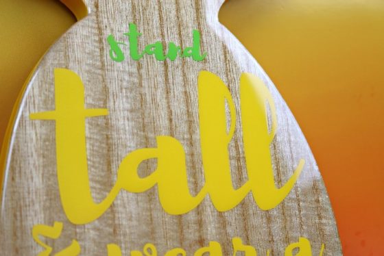 Resin Covered Vinyl Sign - Resin Crafts Blog