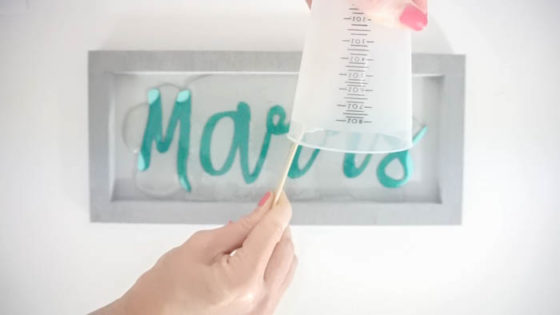 Resin Name Sign - Resin Crafts Blog