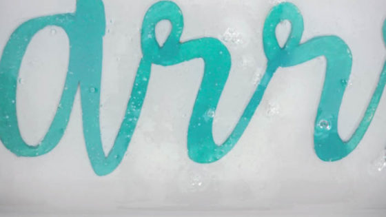 Resin Name Sign - Resin Crafts Blog