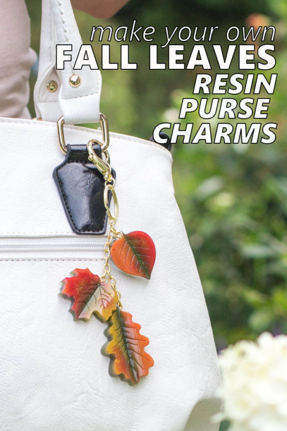 DIY Fall Leaf Resin Purse Charms - Resin Crafts Blog