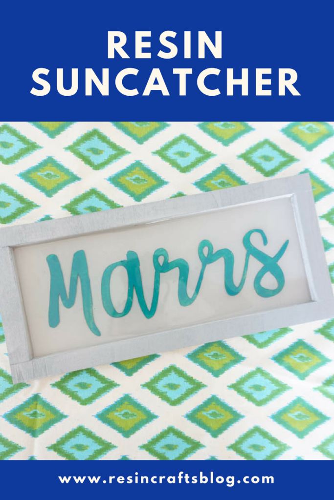DIY Resin Name Sign - Resin Crafts Blog