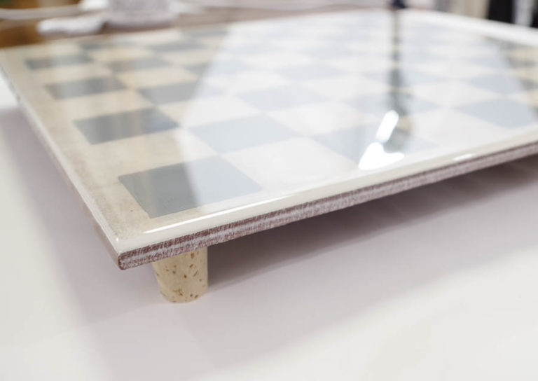 Upcycle Tile to Resin Coated Chess Board - Resin Crafts Blog