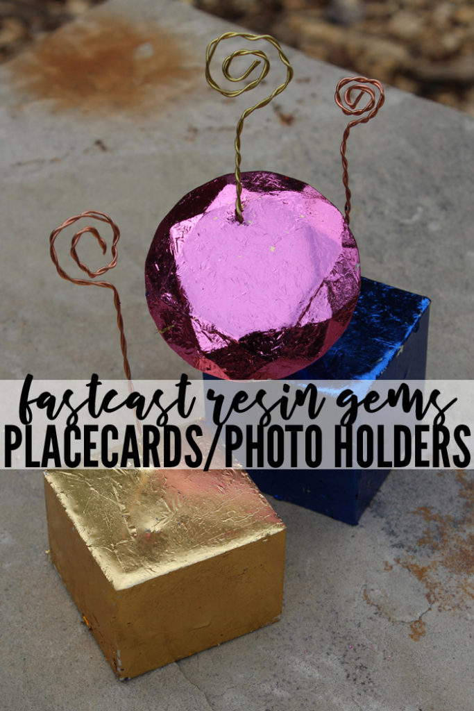 FastCast Resin Metallic Gem Place-card Photo Holders DIY - Resin Crafts ...