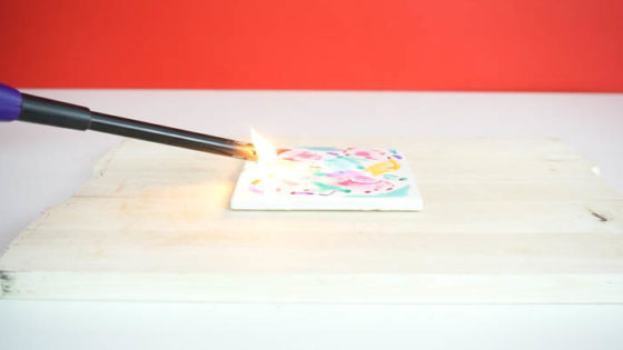 Resin FIRE Coasters with EnviroTex Lite