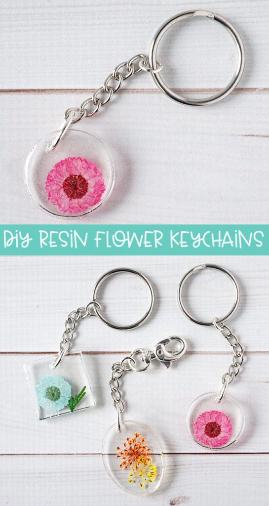 Flower-Keychains-Pin - Resin Crafts Blog
