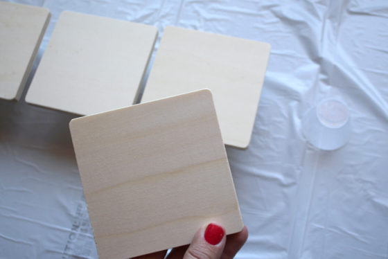 Sunset Rainbow Poured Resin Coasters DIY - Resin Crafts Blog