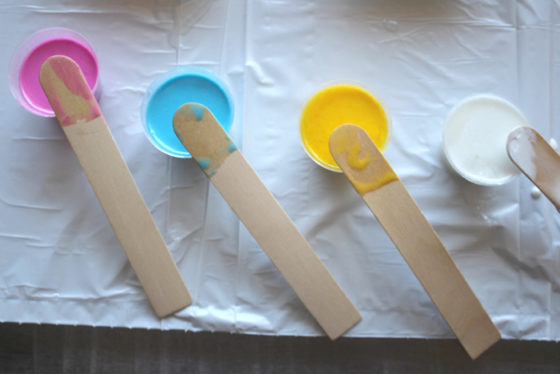 Sunset Rainbow Poured Resin Coasters DIY - Resin Crafts Blog