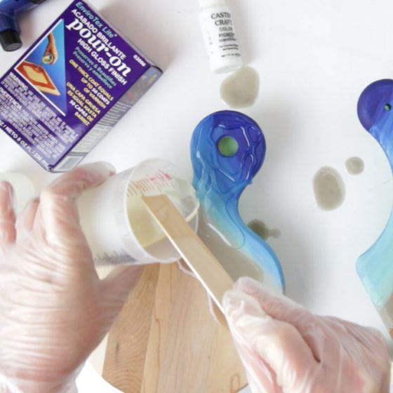 Coastal-Inspired Wooden Cutting Boards with Resin - Resin Crafts Blog