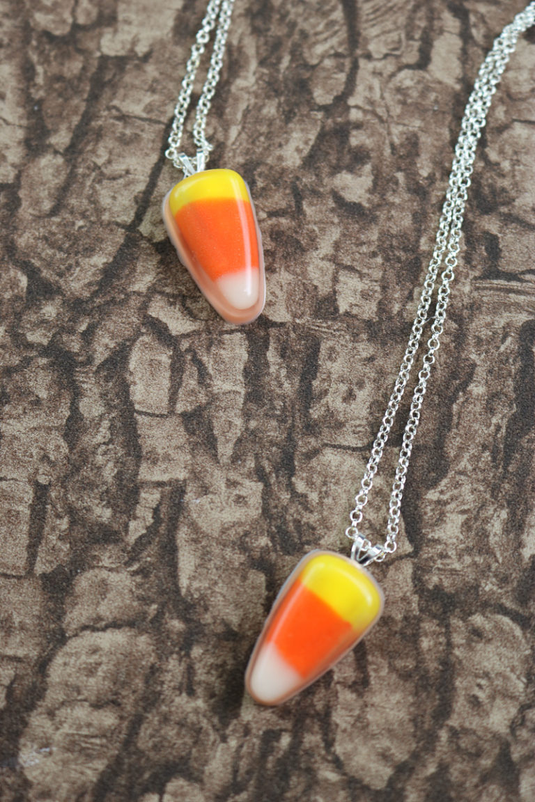 DIY Candy Corn Necklace - Resin Crafts Blog