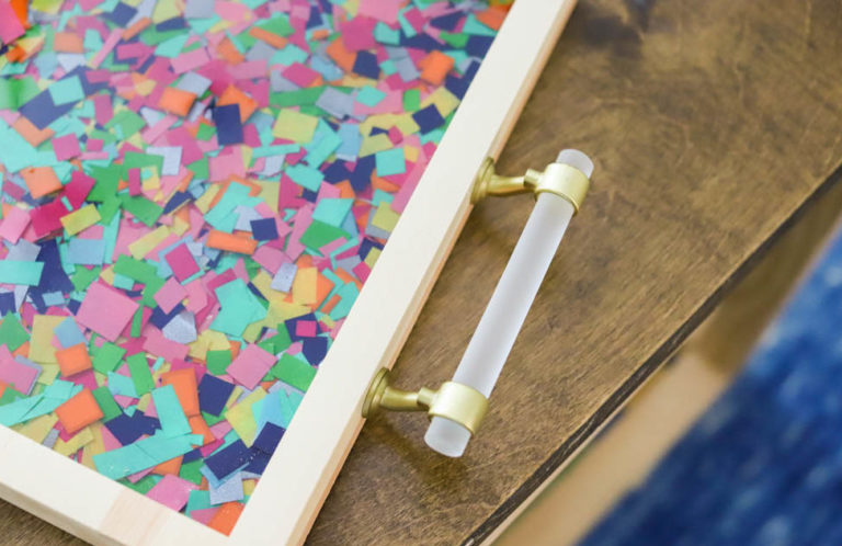 Resin Confetti Tray - Resin Crafts Blog