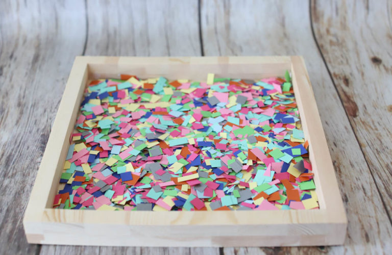 Resin Confetti Tray - Resin Crafts Blog