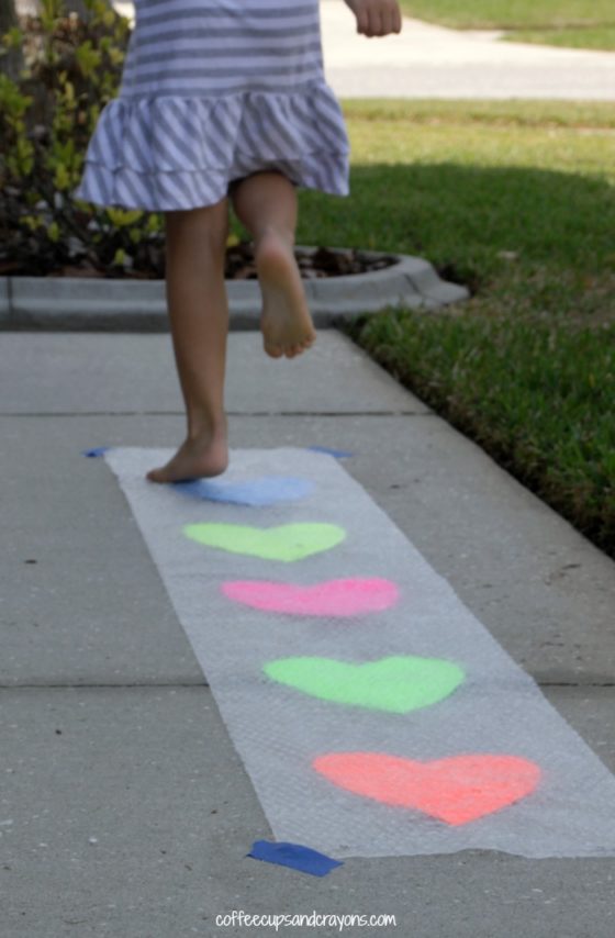 Gross-Motor-Fun-Valentine-Heart-Hop-and-Pop-Activity - Resin Crafts Blog