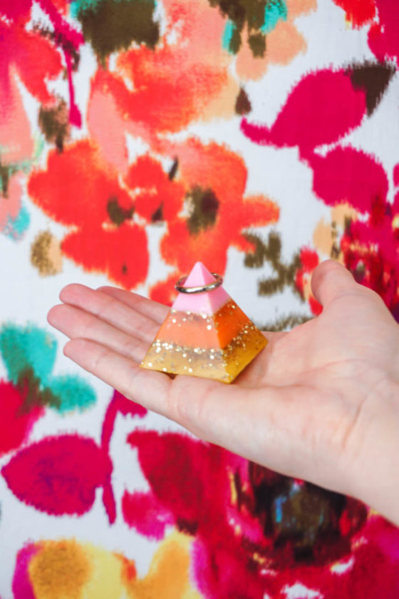 Layered Resin Ring Holder - Resin Crafts Blog