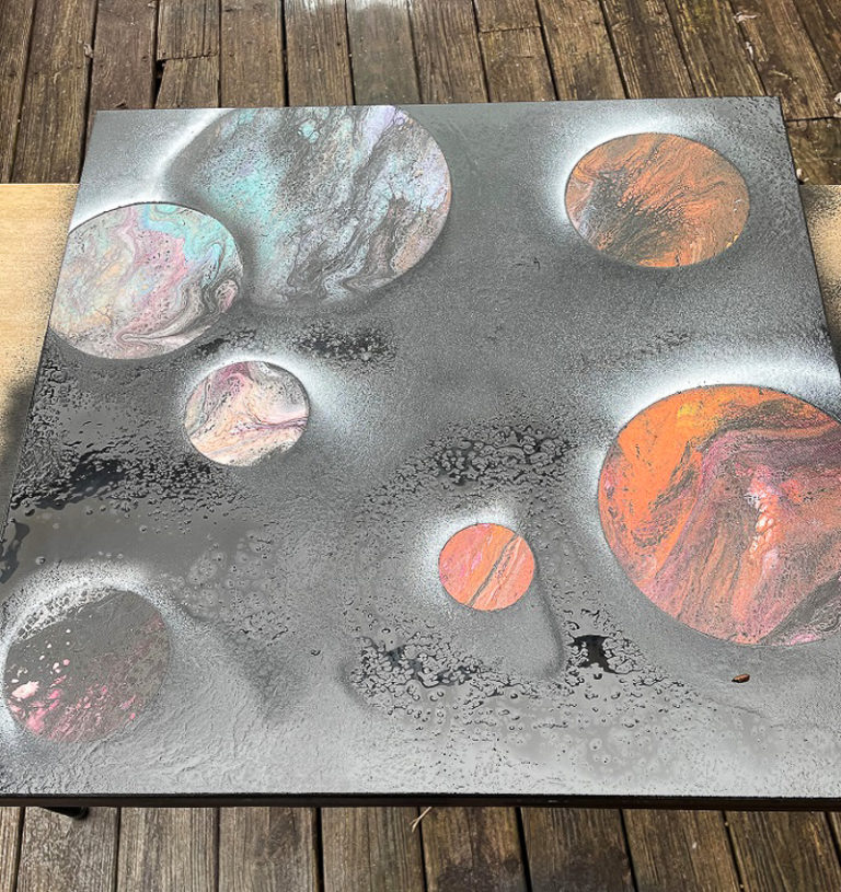 Large Scale Planetary Art - Resin Crafts Blog