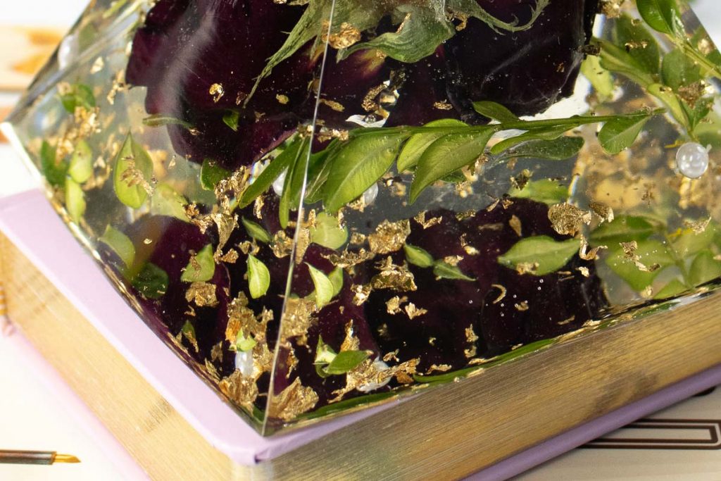 DIY Rose Pyramid with EasyCast Clear Casting Epoxy - Resin Crafts Blog