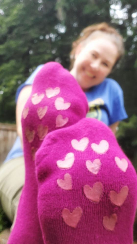 Decorate Socks with Fiber-Lok Rug Backing - Resin Crafts Blog