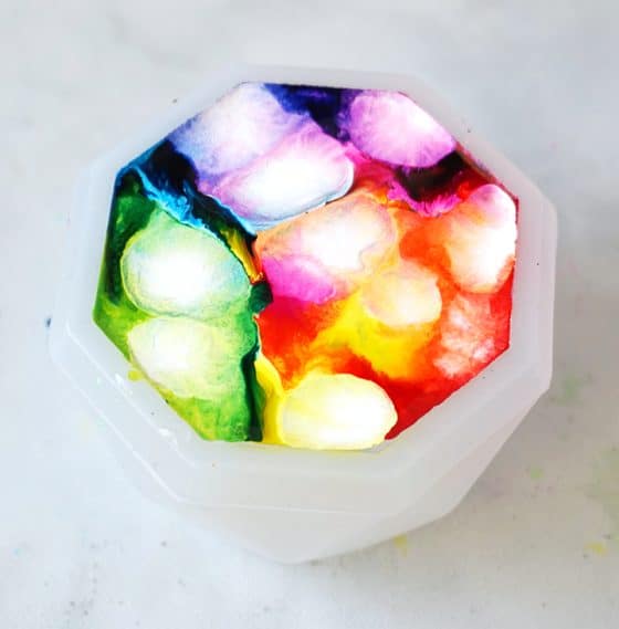 Alcohol Ink Resin Planters - Resin Crafts Blog