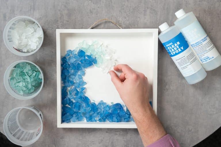 How to Make Sea Glass Resin Art - Resin Crafts Blog