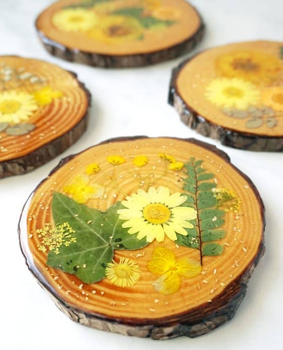 Wood-Slice-Coasters - Resin Crafts Blog