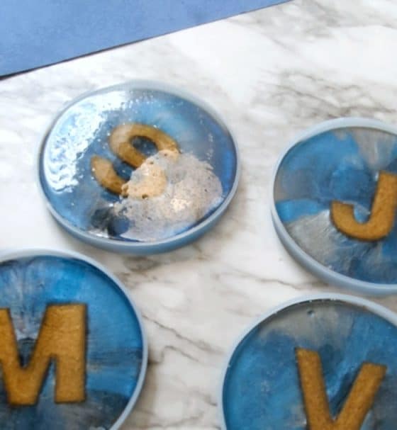 How to Make Monogram Epoxy Coasters - Resin Crafts Blog