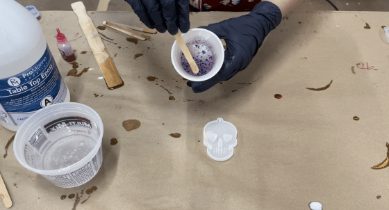 More-purple-glitter-additives-mixed-in-with-resin - Resin Crafts Blog
