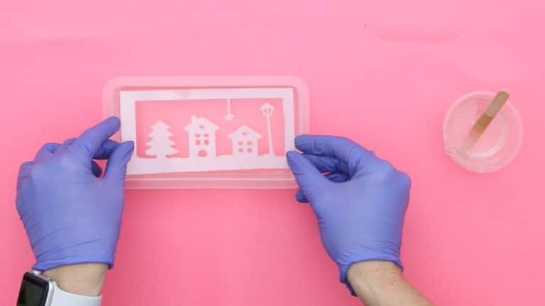 Light Up Resin Christmas Village - Resin Crafts Blog