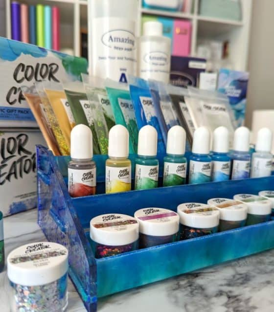 How to Make a Colorful Resin Shelf - Resin Crafts Blog