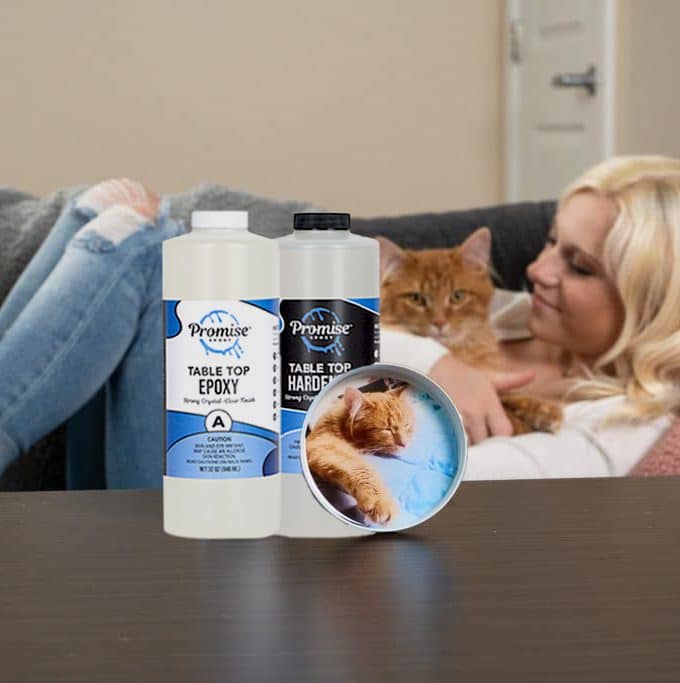 How to Make DIY Epoxy Resin Cat Coasters - Resin Crafts Blog