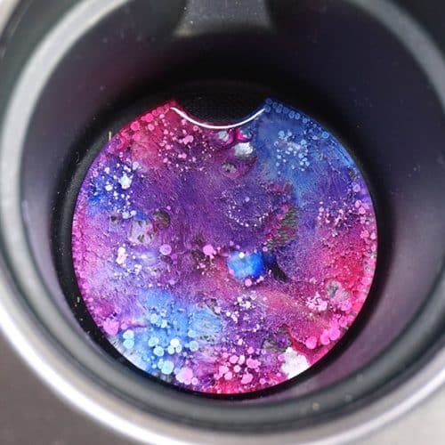 DIY Resin Alcohol Ink Car Coasters - Resin Crafts Blog