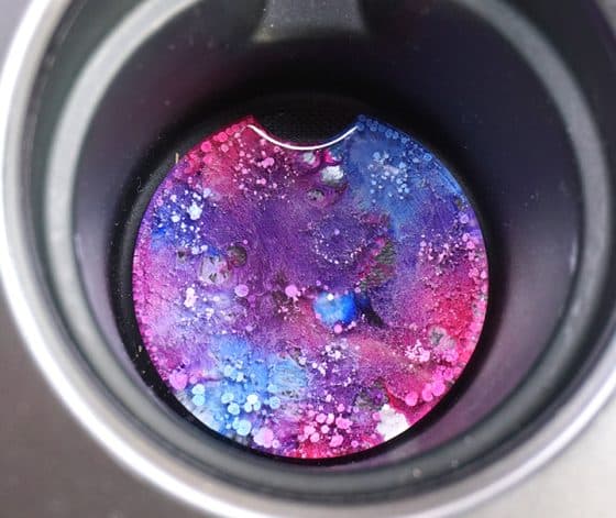 DIY Resin Alcohol Ink Car Coasters - Resin Crafts Blog